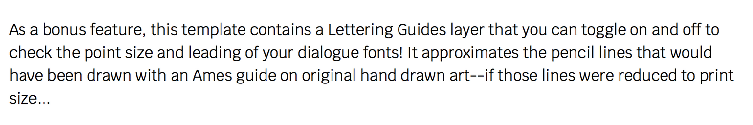 Comic Book Lettering Templates V.1 – Blambot Comic Fonts & Lettering