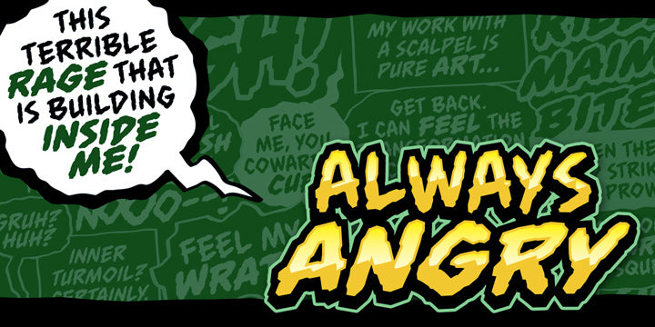 Dialogue Fonts – Tagged "Horror" – Blambot Comic Fonts & Lettering