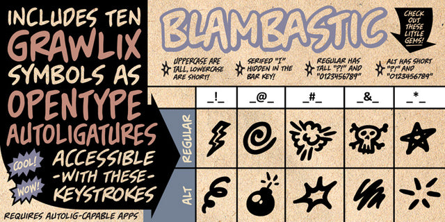 Blambastic – Blambot Comic Fonts & Lettering