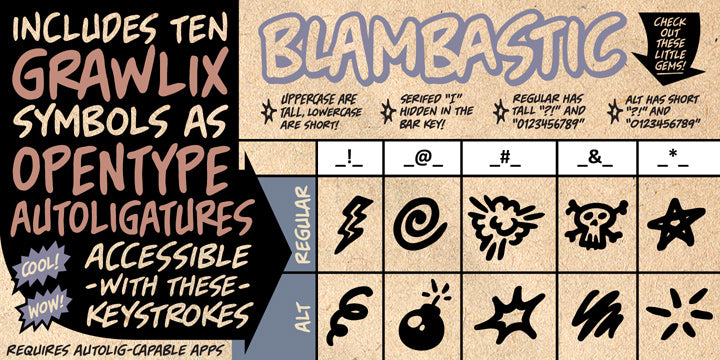 Blambastic – Blambot Comic Fonts & Lettering