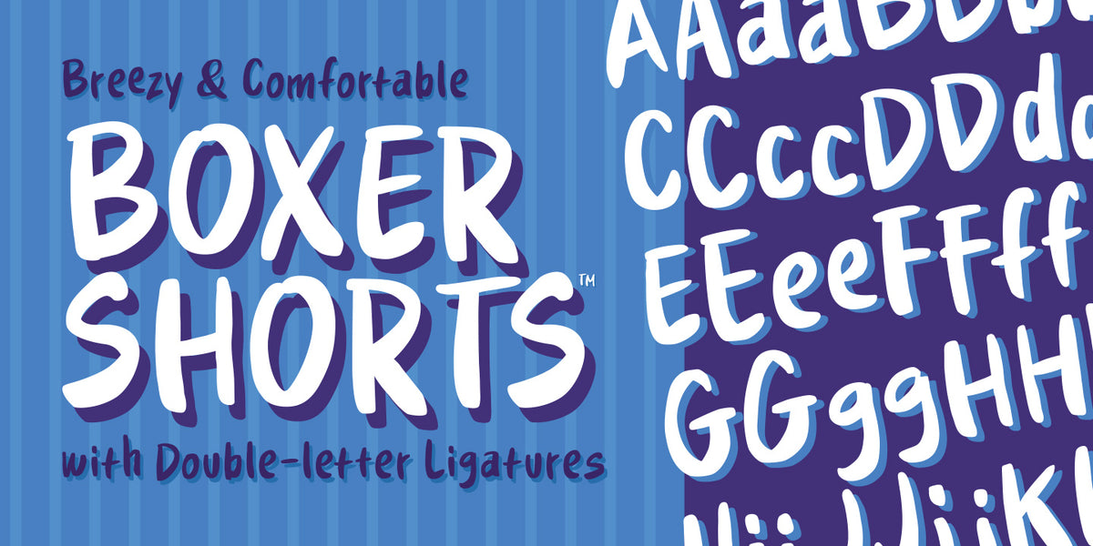 Boxer Shorts – Blambot Comic Fonts & Lettering