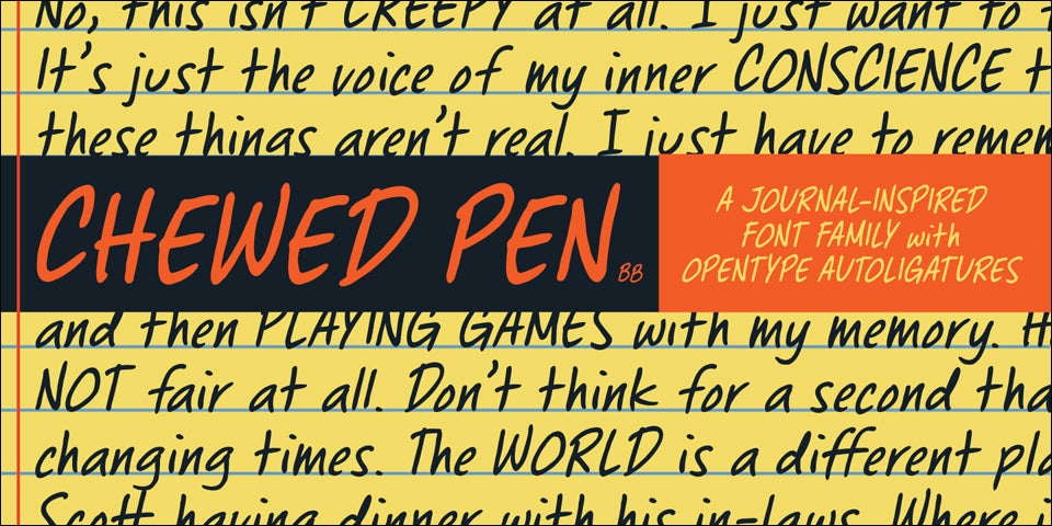 Chewed Pen – Blambot Comic Fonts & Lettering