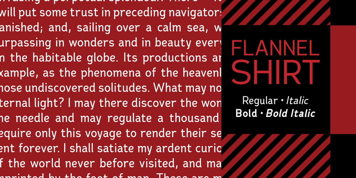 Flannel Shirt – Blambot Comic Fonts & Lettering