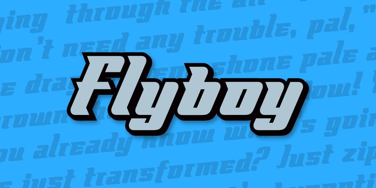 Flyboy – Blambot Comic Fonts & Lettering