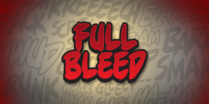 Full Bleed – Blambot Comic Fonts & Lettering