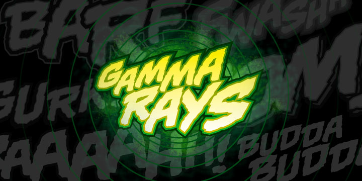 Gamma Rays – Blambot Comic Fonts & Lettering
