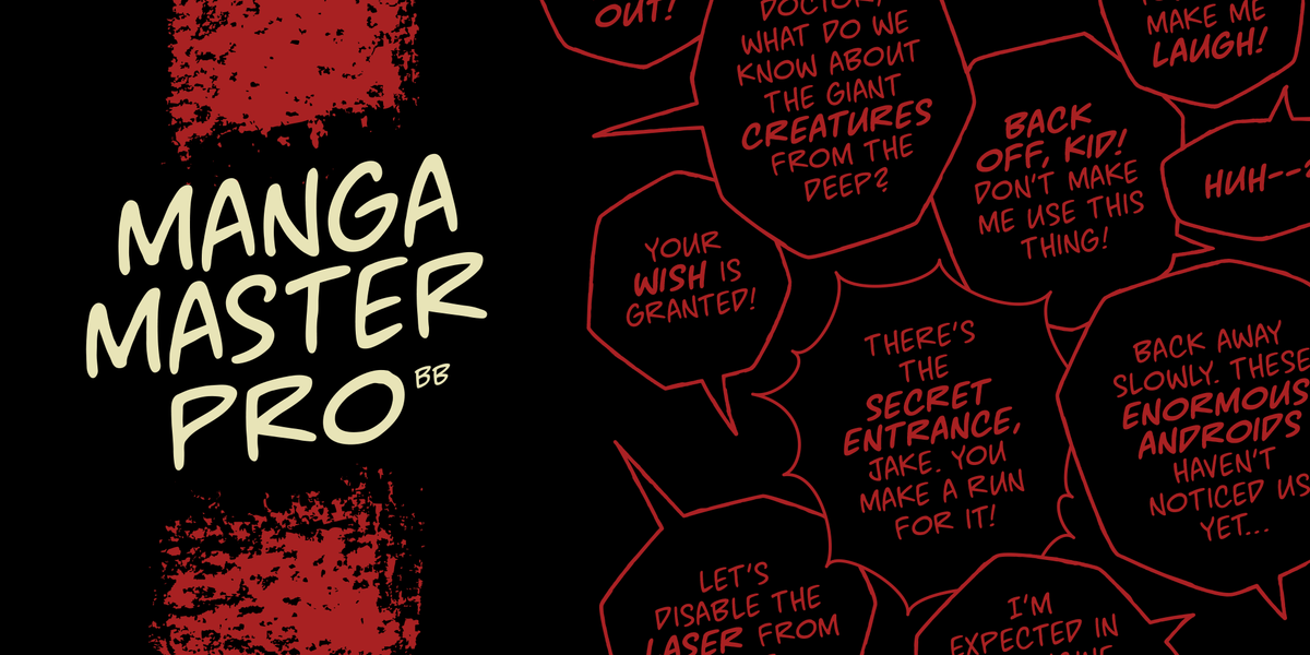 Manga Master Pro – Blambot Comic Fonts & Lettering
