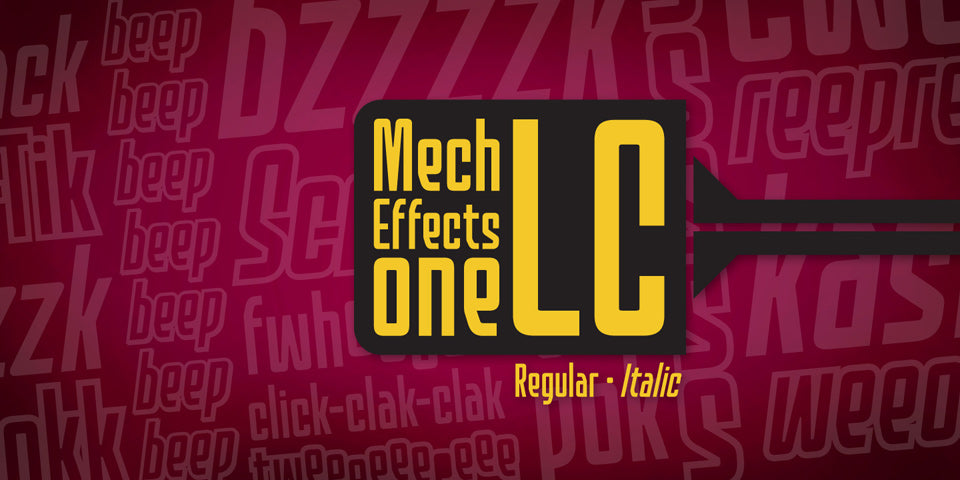 Mech Effects One – Blambot Comic Fonts & Lettering