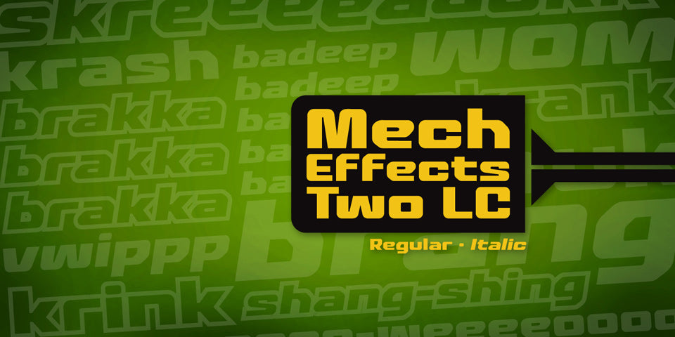 Mech Effects Two – Blambot Comic Fonts & Lettering