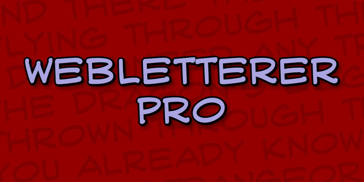 Web Letterer Pro – Blambot Comic Fonts & Lettering