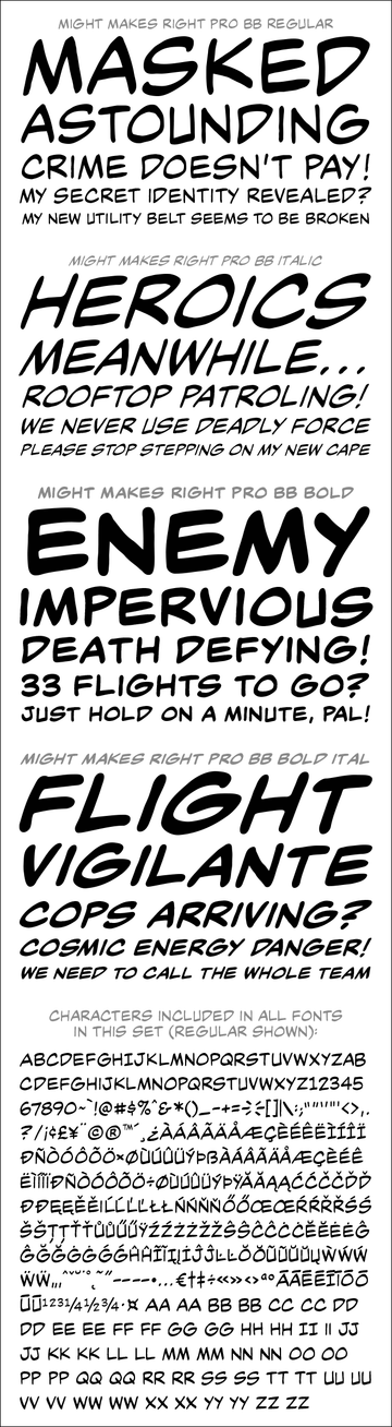 Blambot Comic Fonts & Lettering