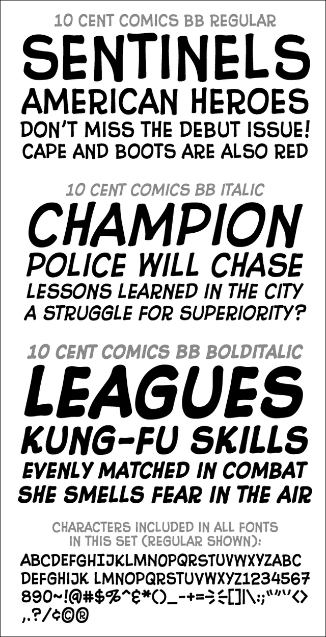 Dialogue Fonts – Blambot Comic Fonts & Lettering