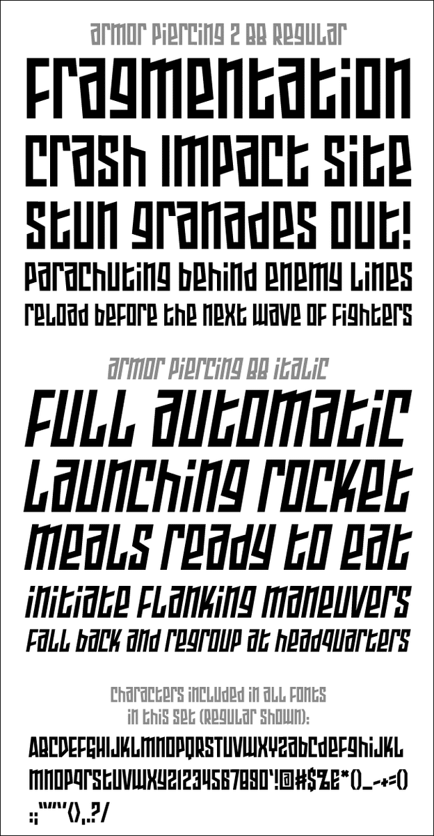 Armor Piercing 2 – Blambot Comic Fonts & Lettering