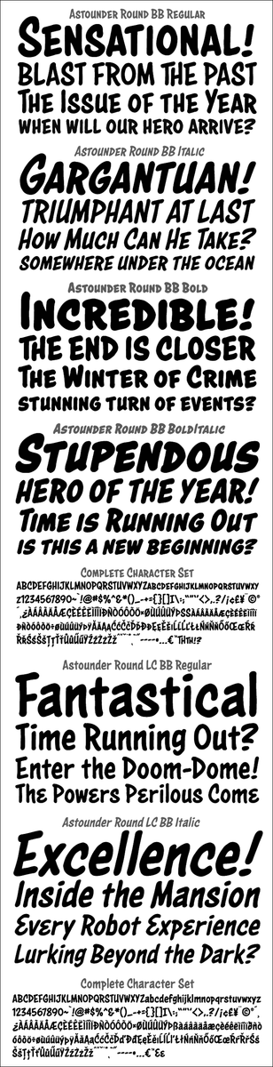 Astounder Round – Blambot Comic Fonts & Lettering