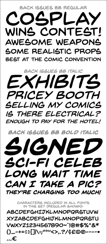 Back Issues – Blambot Comic Fonts & Lettering