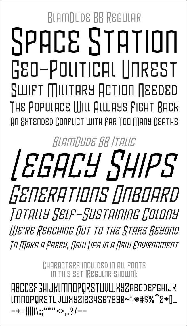 Blamdude – Blambot Comic Fonts & Lettering