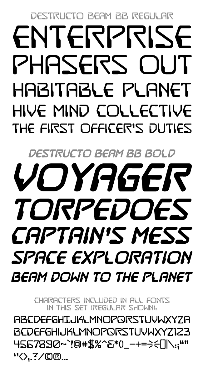 Destructo Beam – Blambot Comic Fonts & Lettering