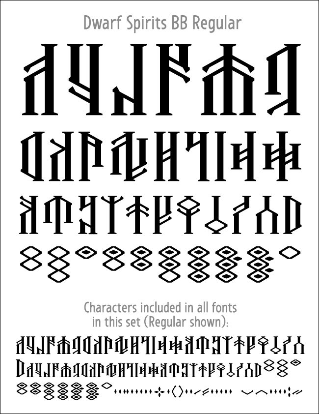 Dwarf Spirits – Blambot Comic Fonts & Lettering