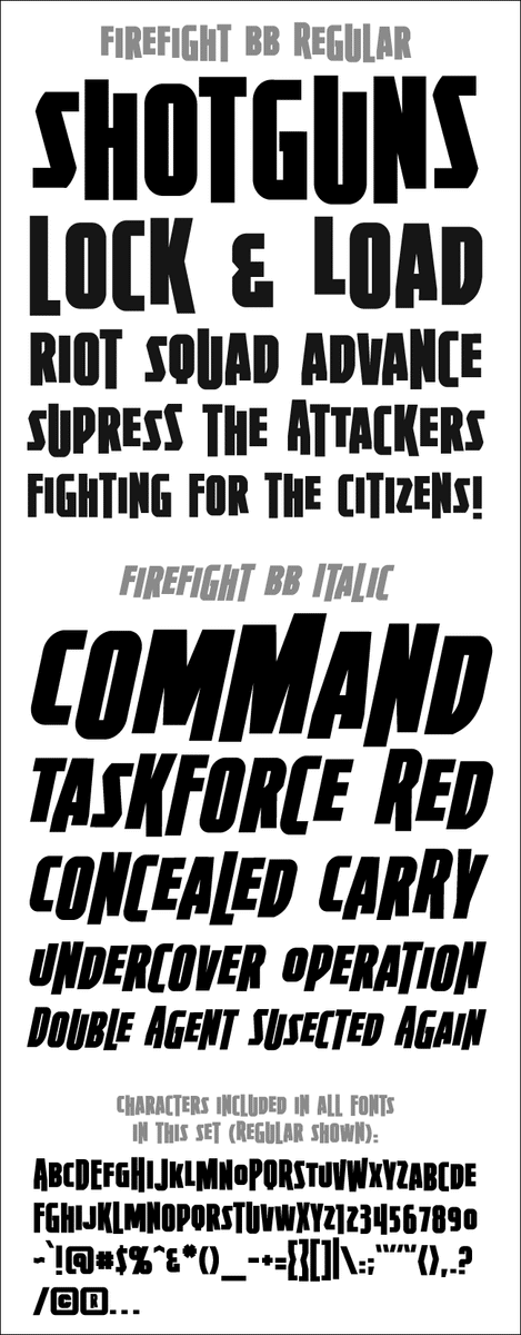 Firepower – Blambot Comic Fonts & Lettering