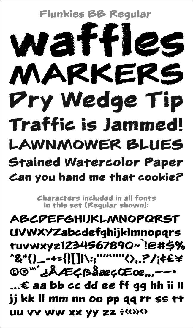 Flunkies – Blambot Comic Fonts & Lettering