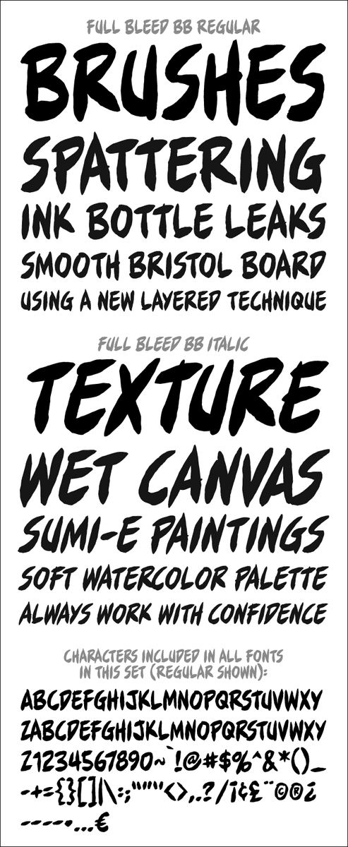 Full Bleed – Blambot Comic Fonts & Lettering