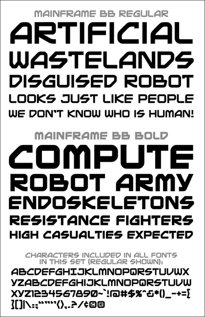 Mainframe – Blambot Comic Fonts & Lettering