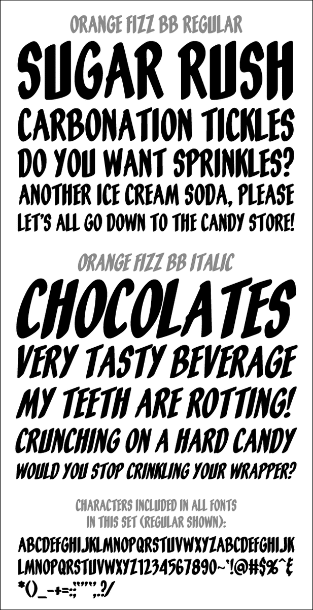 Orange Fizz – Blambot Comic Fonts & Lettering