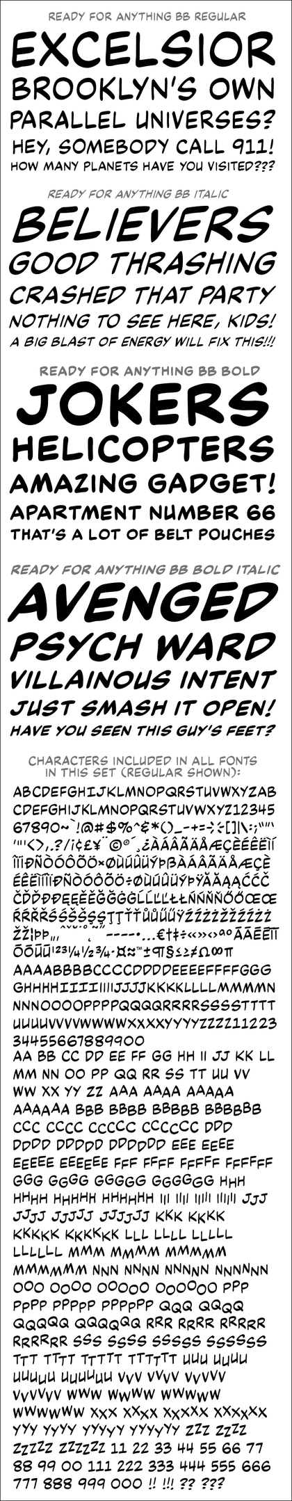 Blambot Comic Fonts & Lettering
