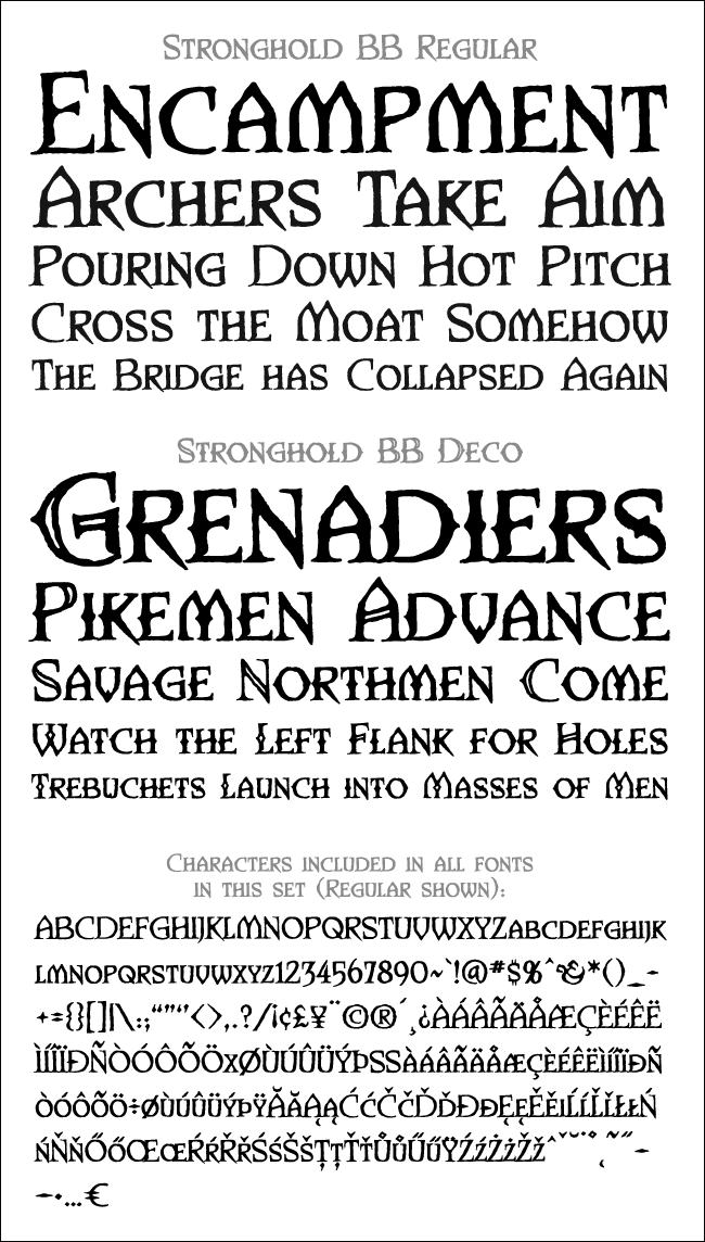 Stronghold – Blambot Comic Fonts & Lettering