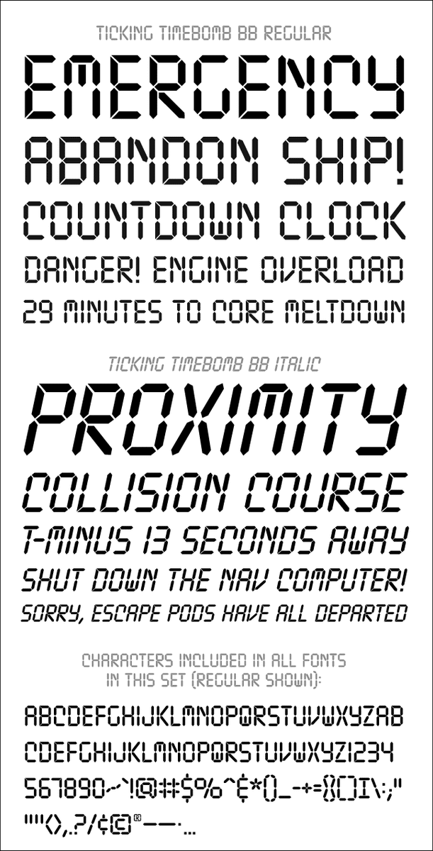 Ticking Timebomb – Blambot Comic Fonts & Lettering