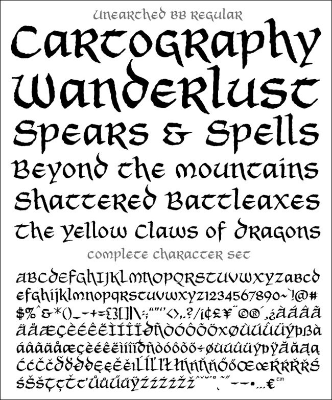 Unearthed – Blambot Comic Fonts & Lettering