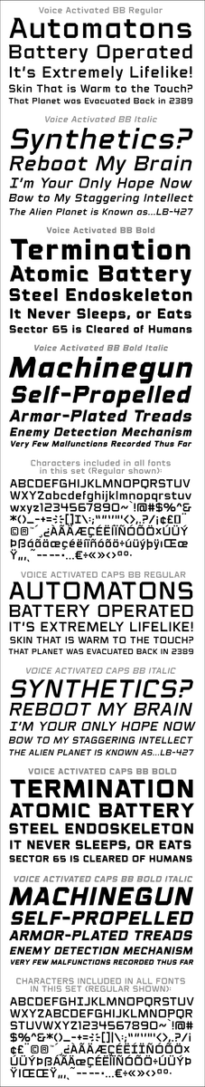 Voice Activated – Blambot Comic Fonts & Lettering