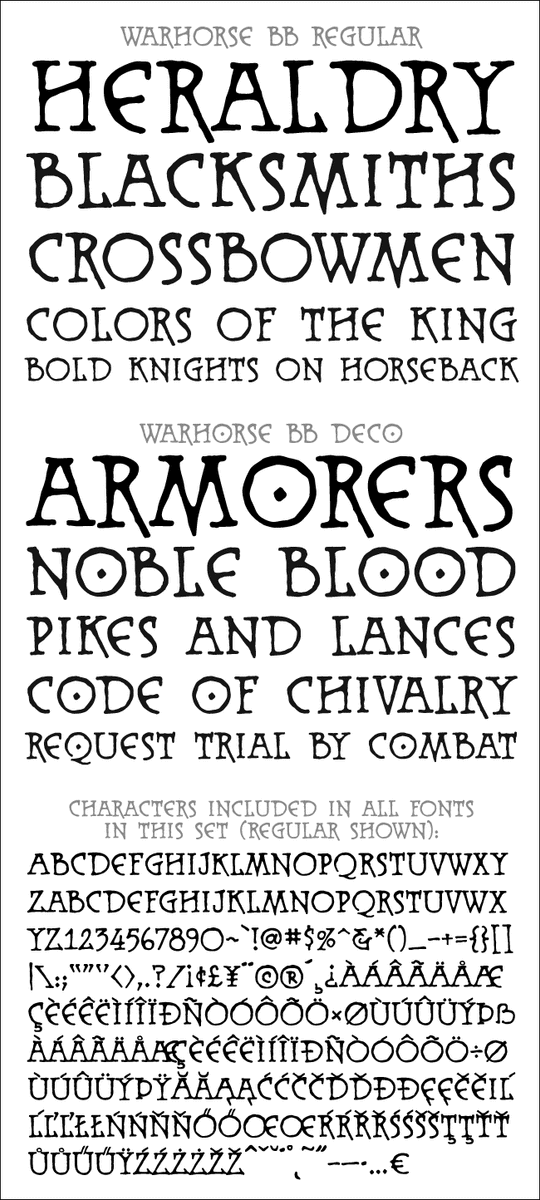 Warhorse – Blambot Comic Fonts & Lettering