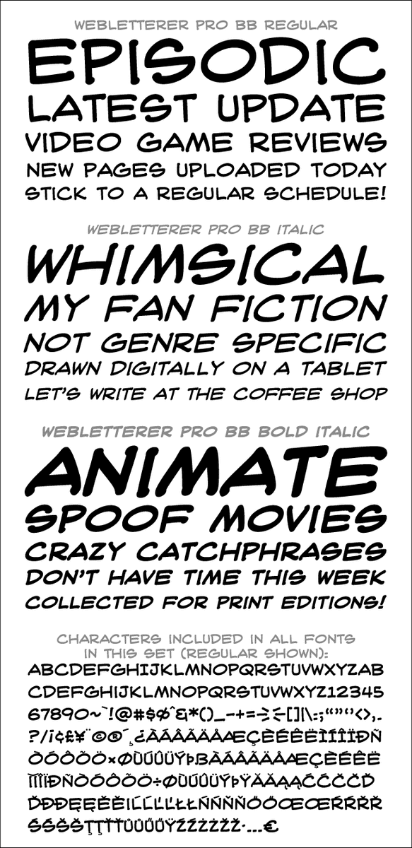 Web Letterer Pro – Blambot Comic Fonts & Lettering